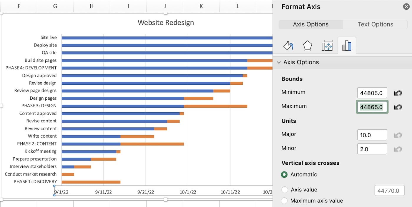Free Gantt Chart Excel Template & Tutorial | TeamGantt